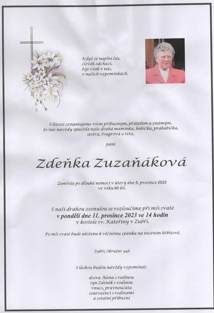 Modlitby matek - Farnost Zubří